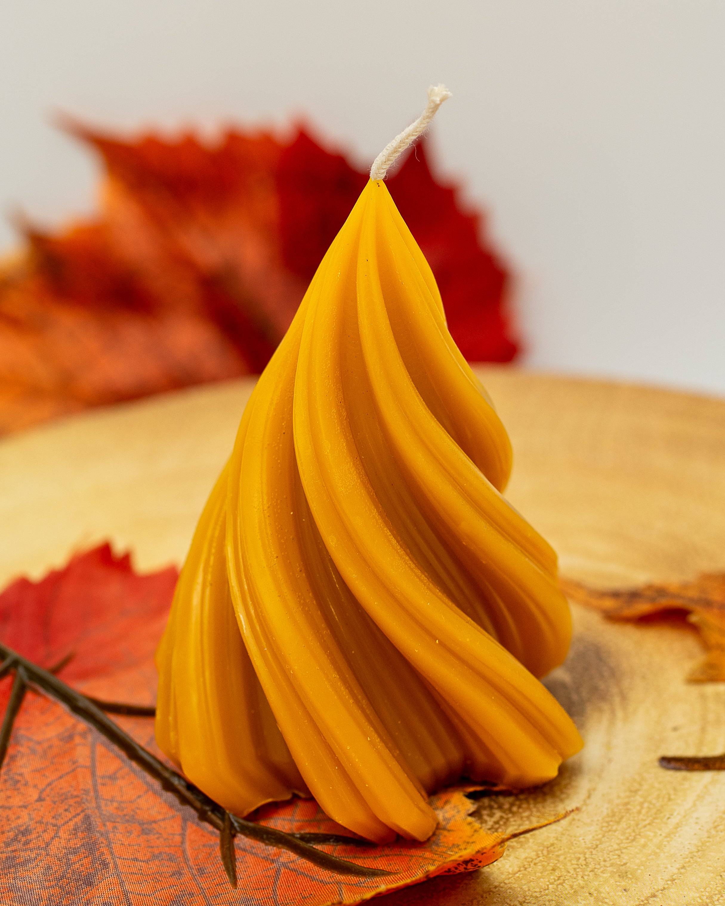 100% Beeswax Candles - Tree- Large – The Nature Queen